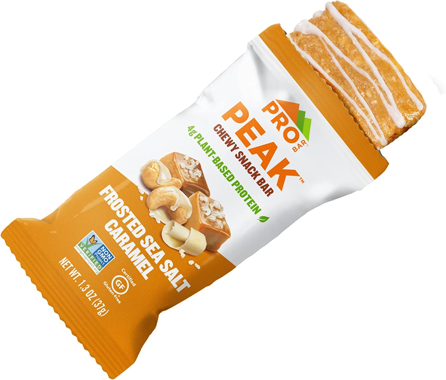Snapklik.com : PROBAR - Peak Bar, Frosted Sea Salt Caramel Snack Bars ...