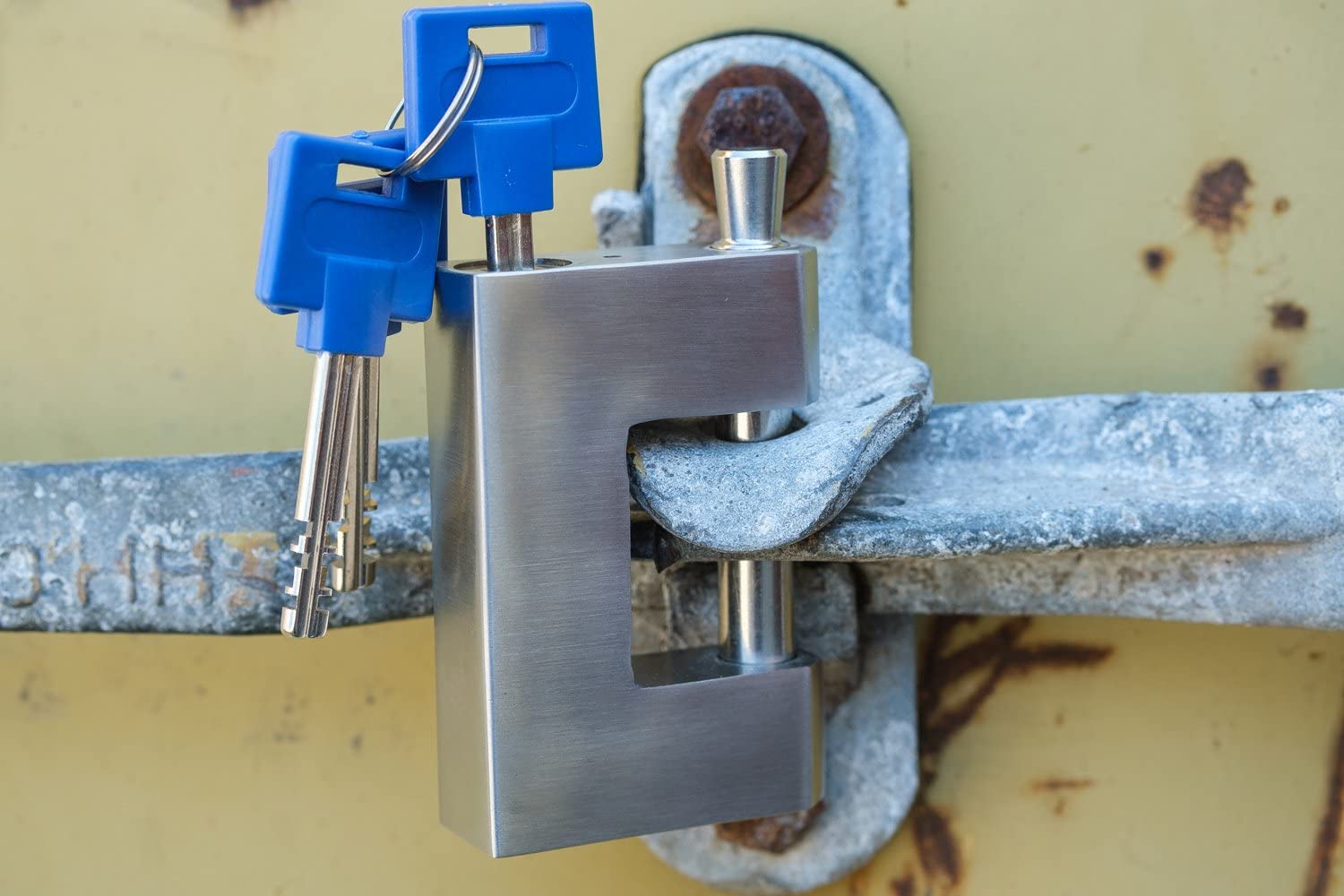 Types Of Heavy Duty Shipping Container Lock Box With Padlock & 5 Keys ...