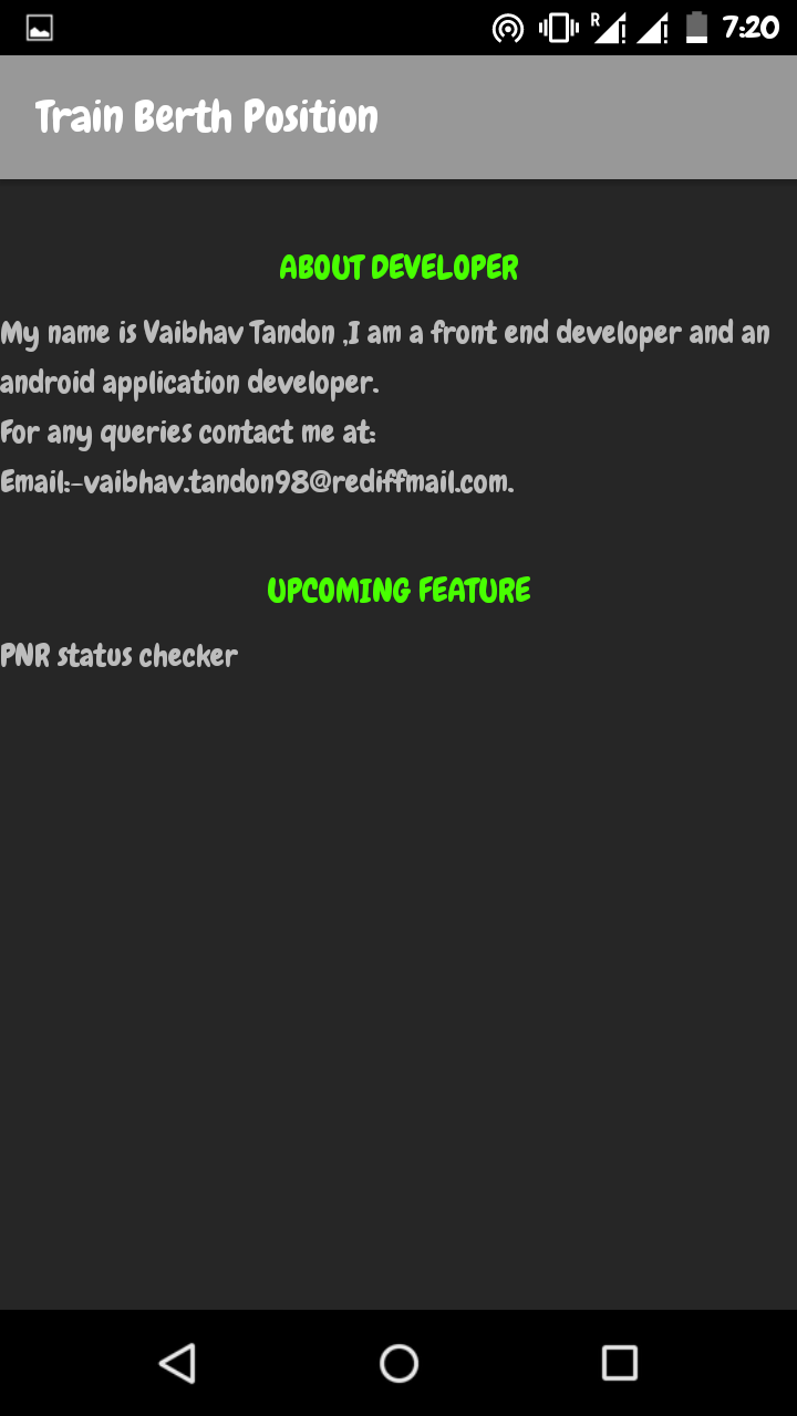 Train Berth Position - Amazon 應用程式商店上的應用程式