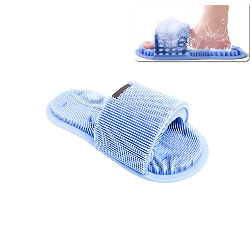 Amazon.com: Ygapuzi Shower Foot Scrubber,Soft Silicone Foot Cleaner ...