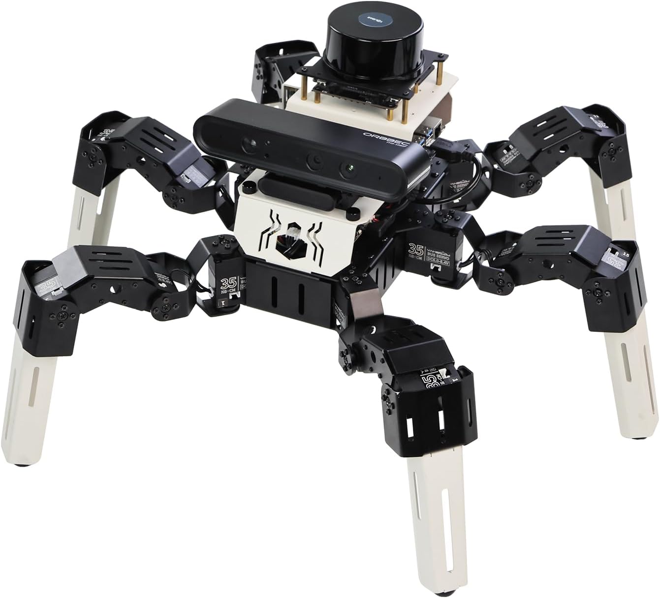 Amazon.com: Yahboom Jetson Nano Robotic 18DOF Hexapod Kit DIY ...