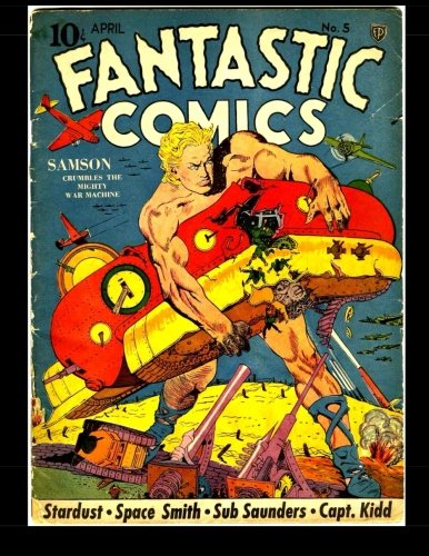 Fantastic Comics #5: Golden Age Superhero Comic: Therrian, Kari A ...