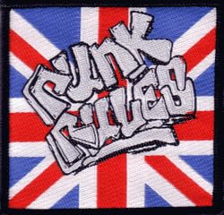 Punk Rules Union Jack Sew-On Badge/Iron-On Patch : Amazon.co.uk: Home ...