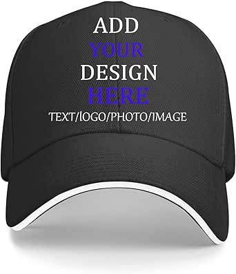 Custom Hats Personalized Hat Customize Baseball Cap Design Your Own ...