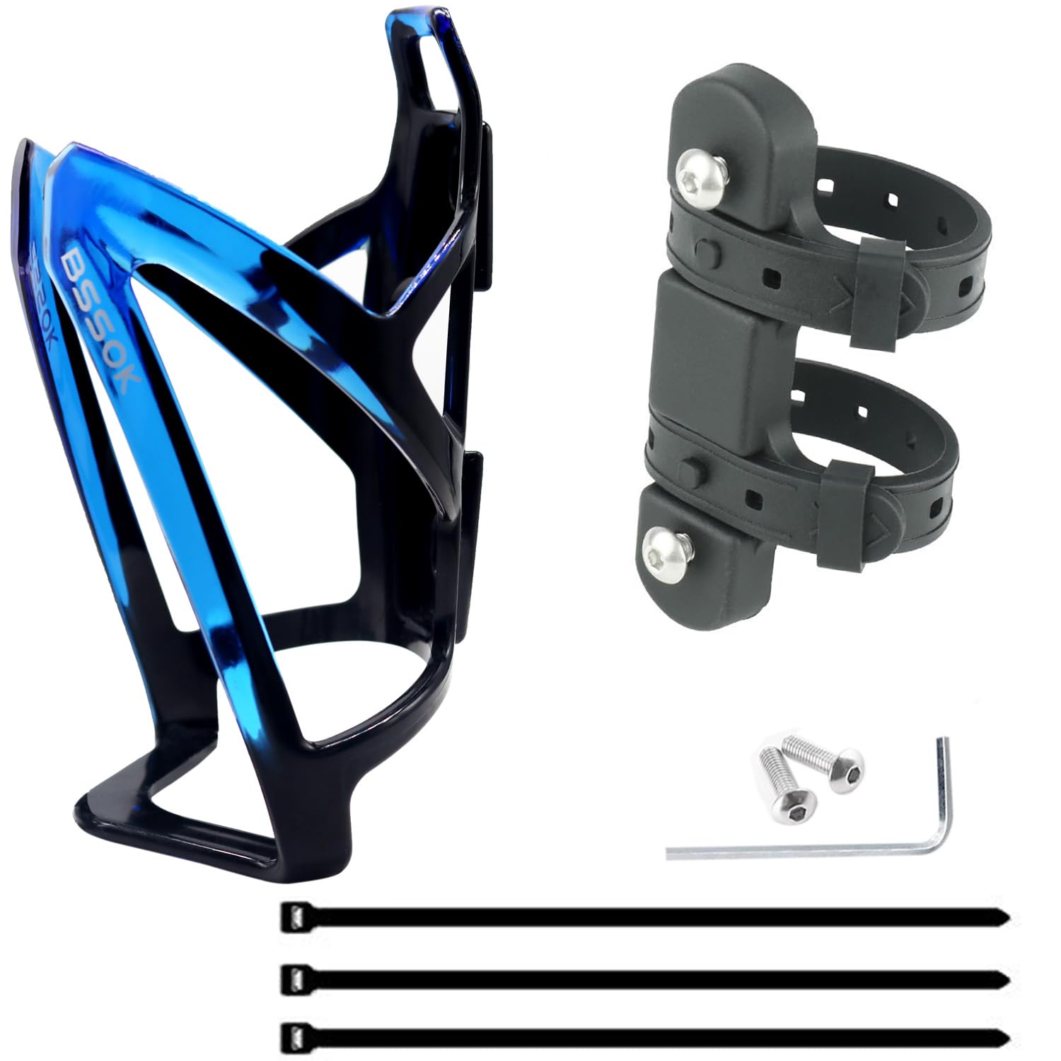Amazon.com: BSSOK Bike Water Bottle Holder Ultra-Light Bicycle Bottle ...