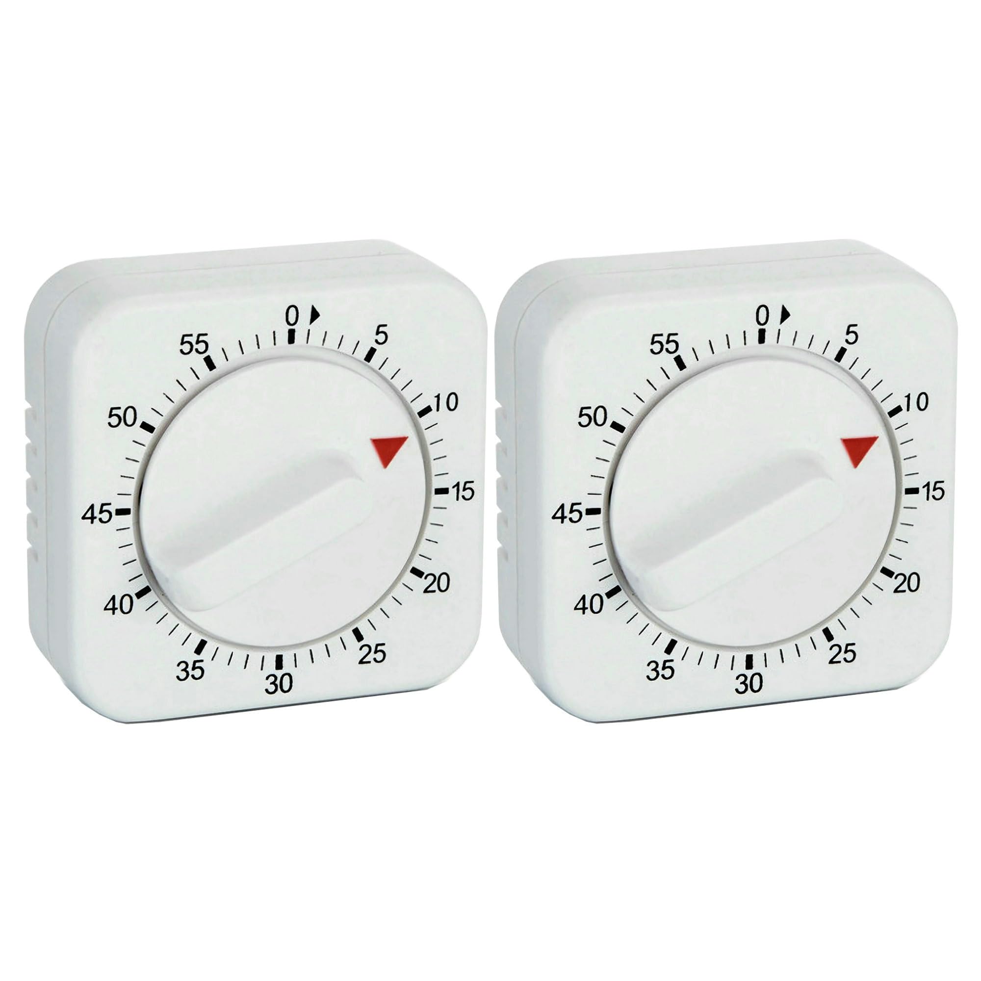 Amazon.com: Square 60 Minute Mechanical Kitchen Timer, Easy to Use ...