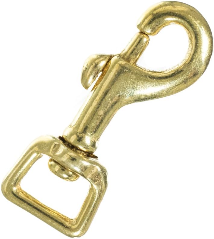 Amazon.com: Brass Swivel Snap Hooks - Diverse and Multifuntional (1/2 ...