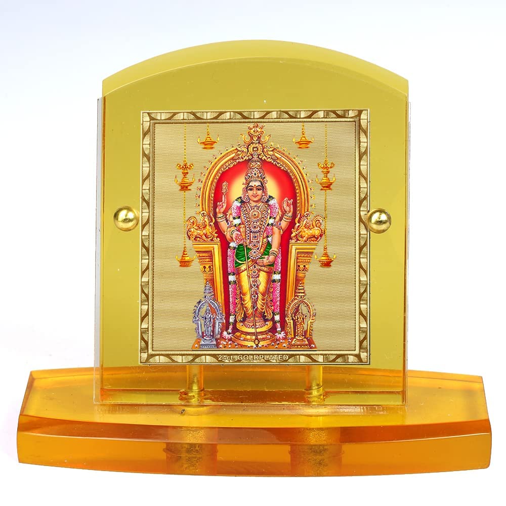 Buy 24 Carat Gold Plated Foil on Solid 5MM Thick Acrylic Base Murugan ...