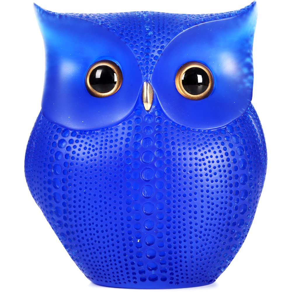 Cute Colorful Blue Owl