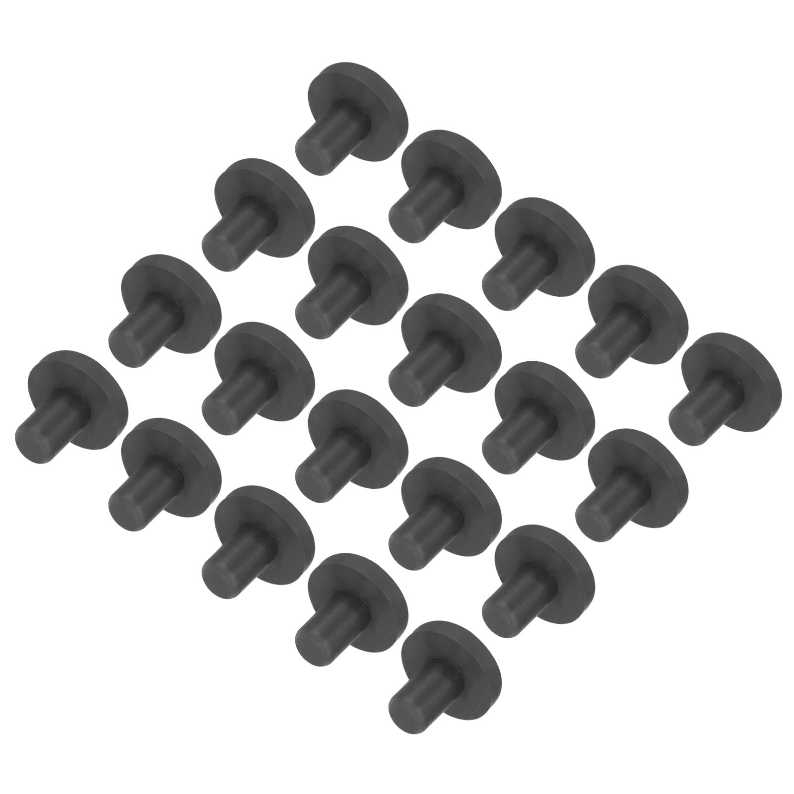 Amazon.com: uxcell High Temp Silicone Plug Mount Dia 5mm/0.19 inch T ...