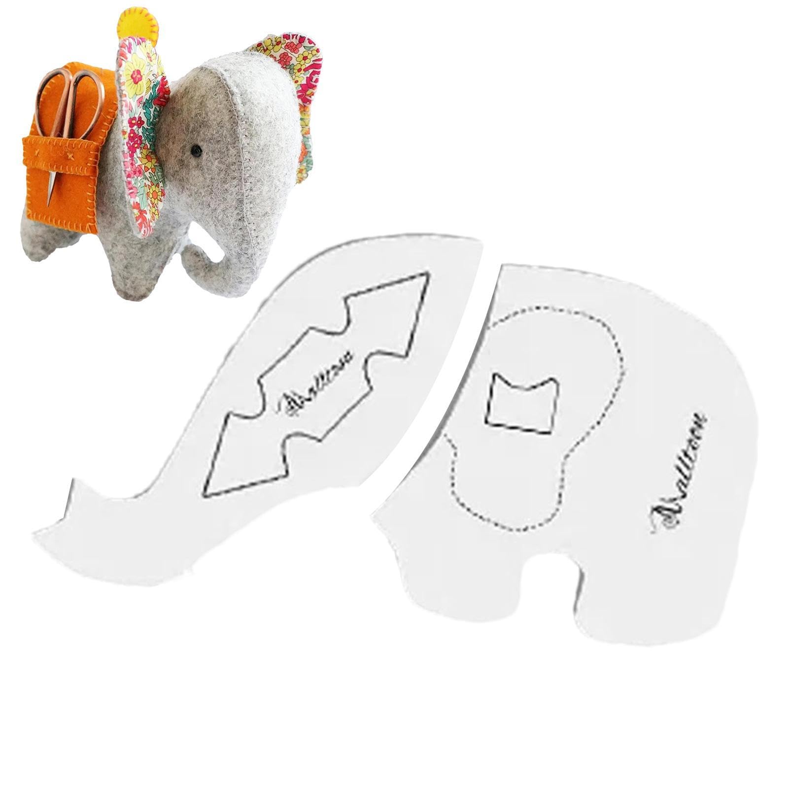 Plantilla Para Manualidades Con Elefantes Con La Letra E Dibujos_