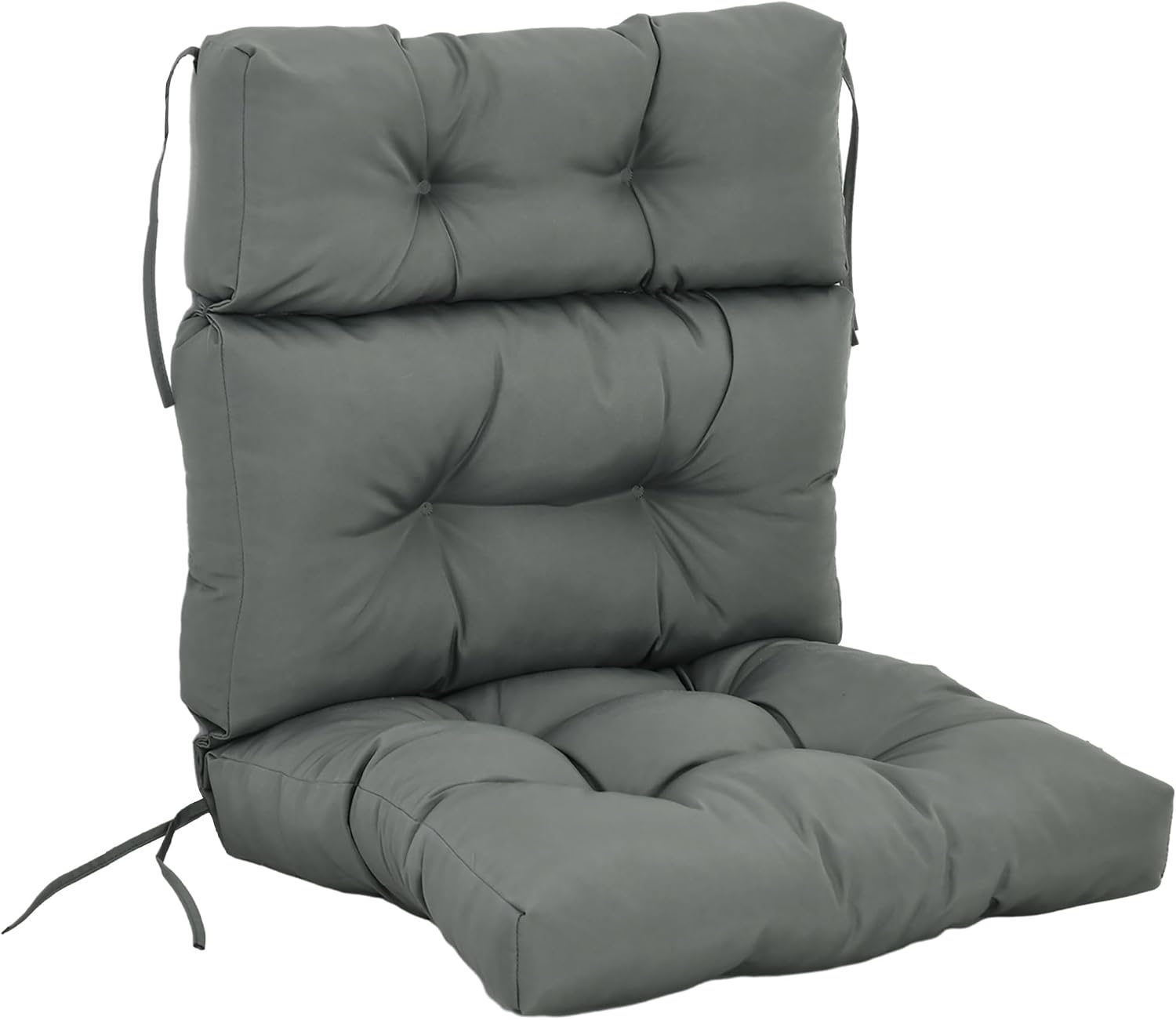 Outsunny Outdoor Seat/Back Chair Cushion, One-Piece Patio Chair Cushion ...