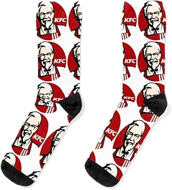 Amazon.com: DGXMONO Unisex Socks Kfc Birthday Logo Sublimation Unique ...