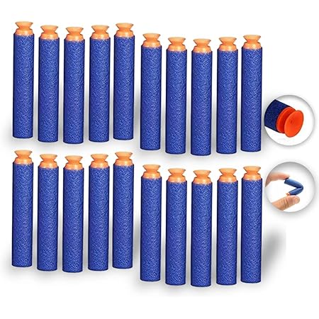 VGRASSP Soft Foam Suction Bullets Darts for Toys Guns -Sticky Safe ...