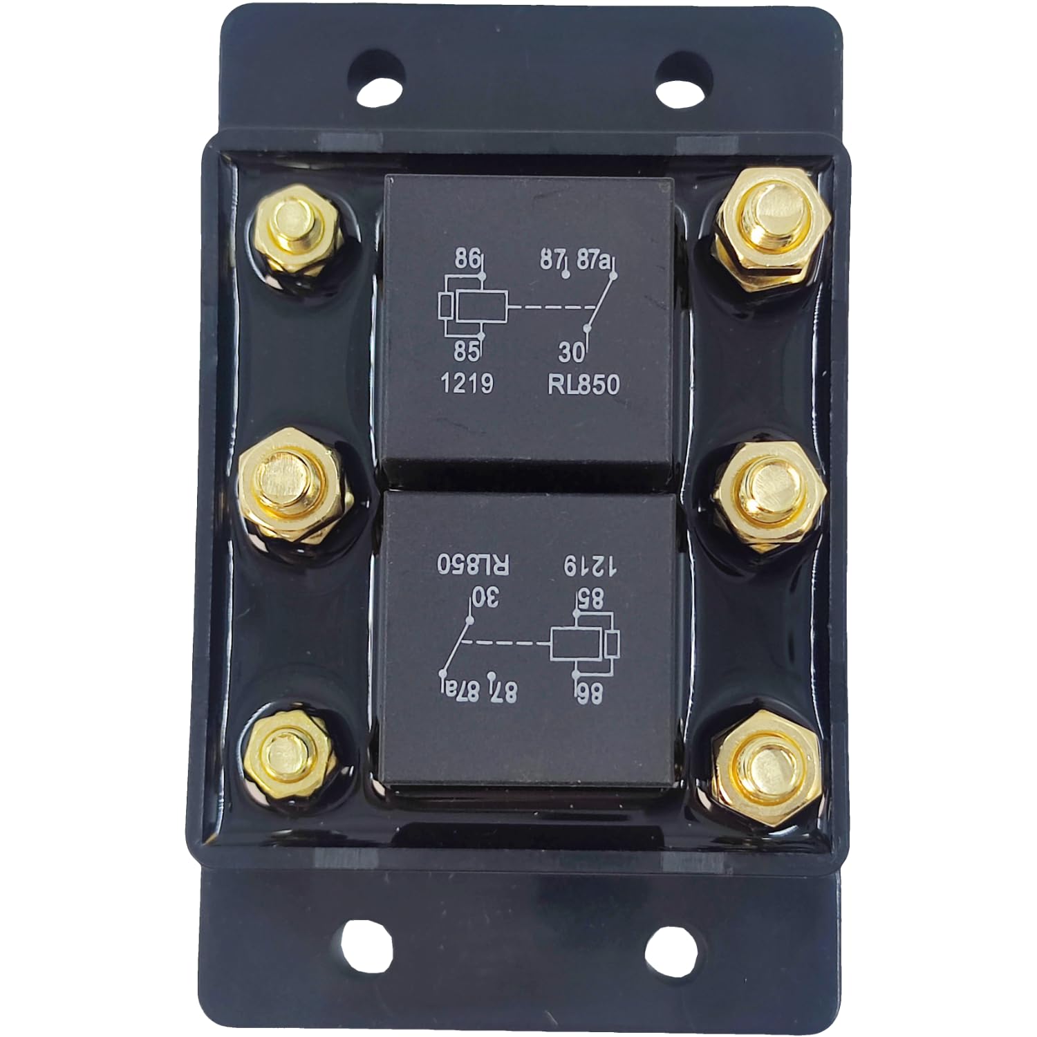 Buy SPJIUQI 12V 6-Terminal 80A Forward and Reverse Relay Polarity ...