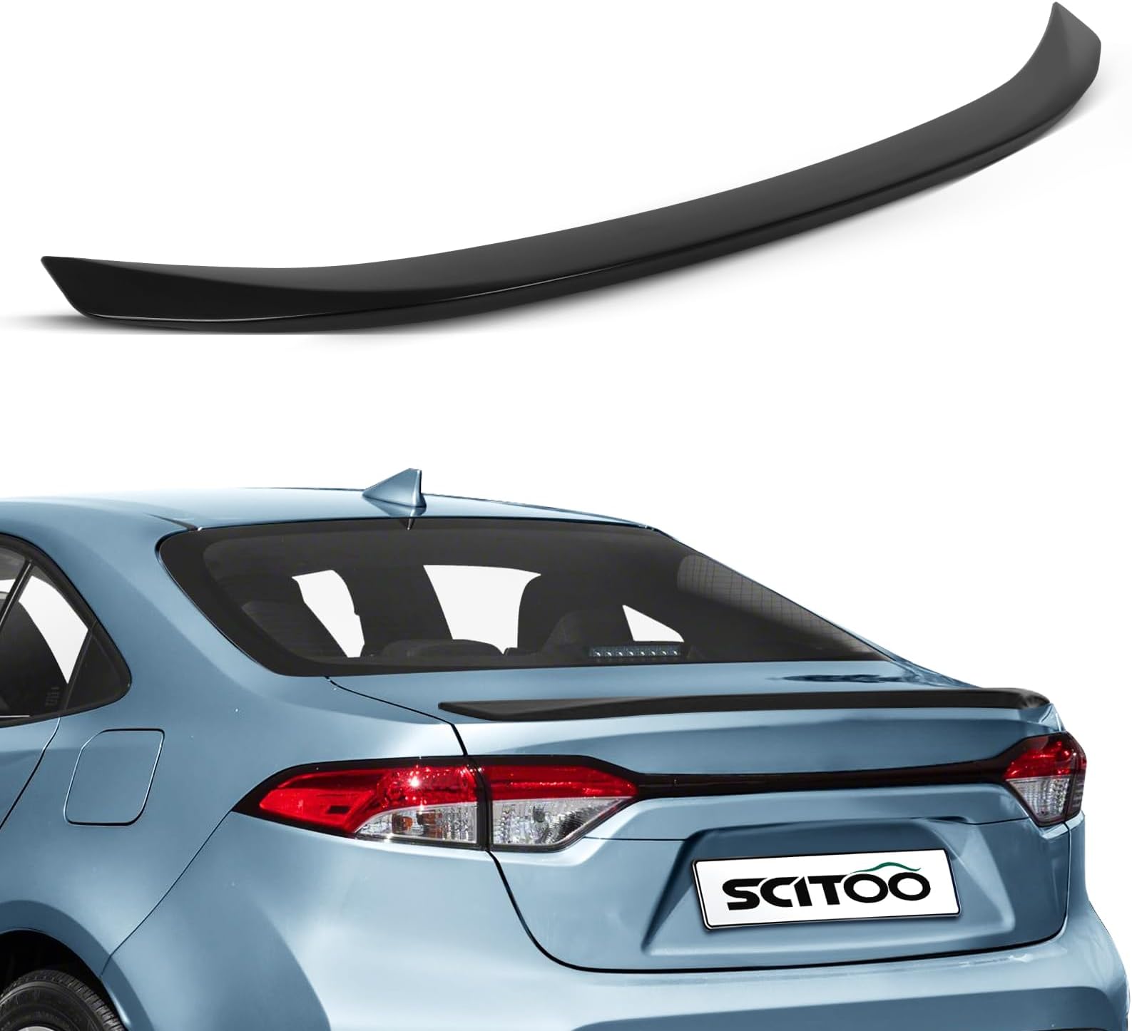Amazon.com: SCITOO Spoiler Wing Fits for 2020-2022 for Toyota Corolla ...