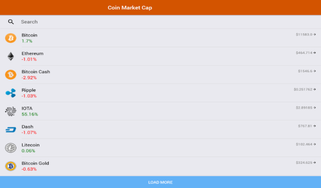 Coin Market Cap - App on Amazon Appstore