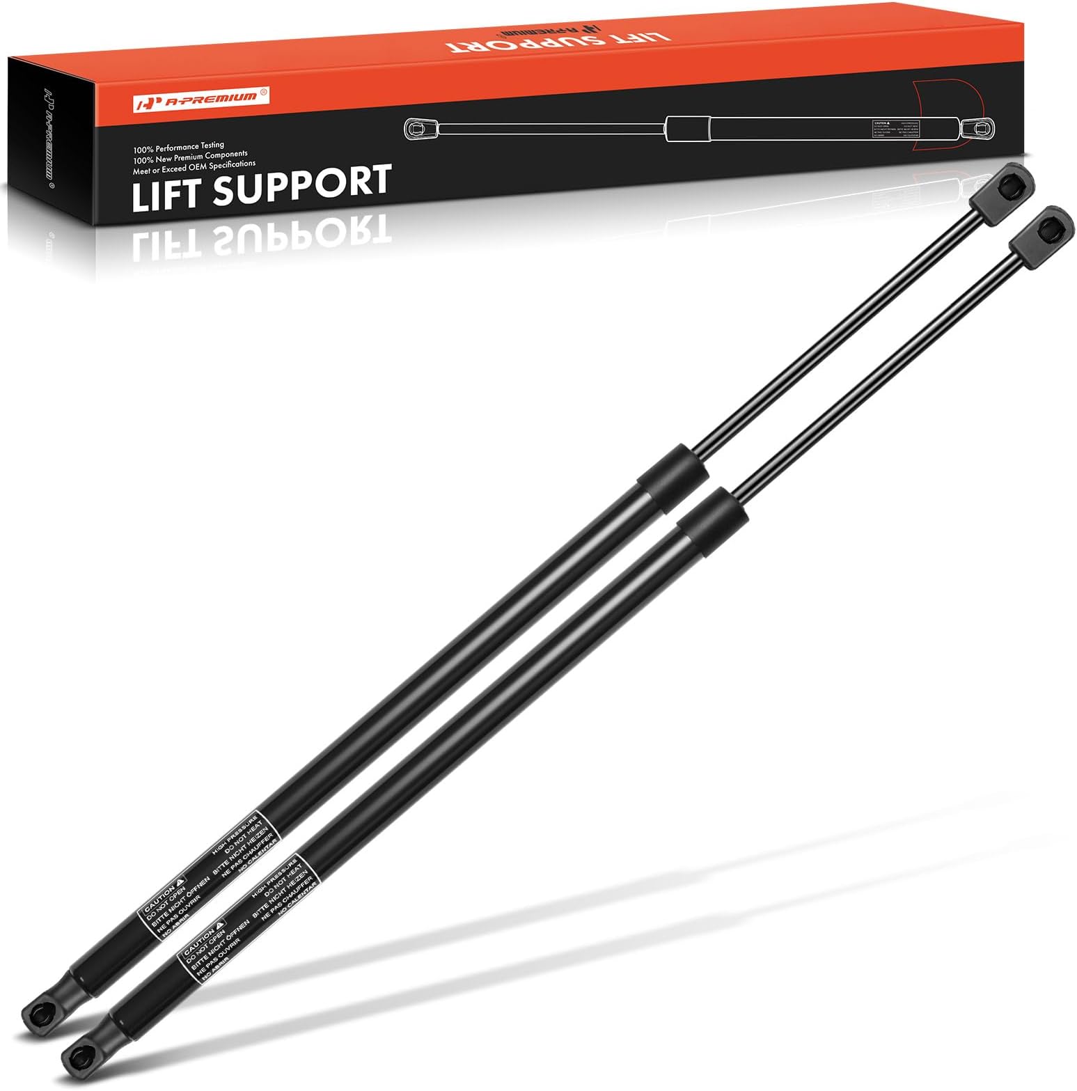Amazon.com: A-Premium Front Hood Lift Supports Shock Struts Compatible ...