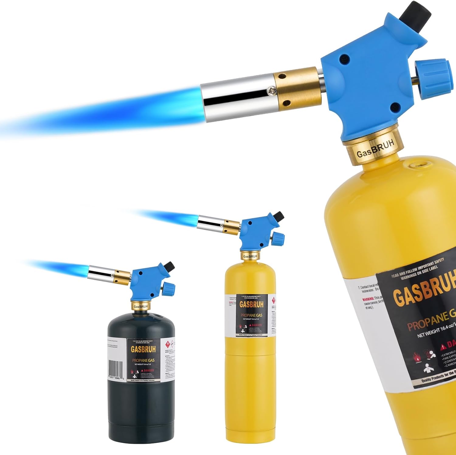 Gasbruh Propane Torch Head With Igniter Gas Torch Kit For Propane Mapp Gas High