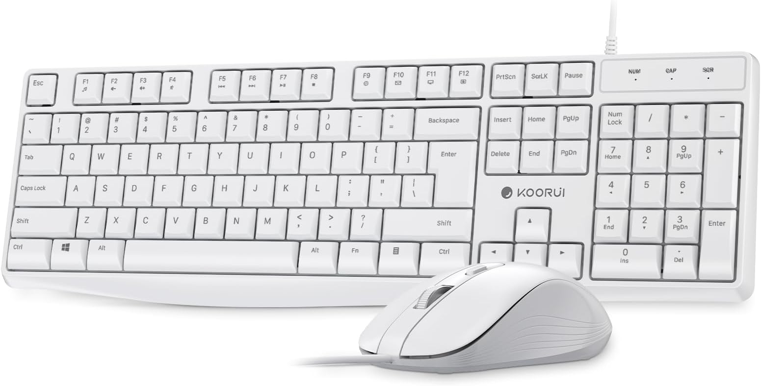 Amazon.com: HP Pavilion Wired Keyboard and Mouse 200 (Black) - USB-A ...