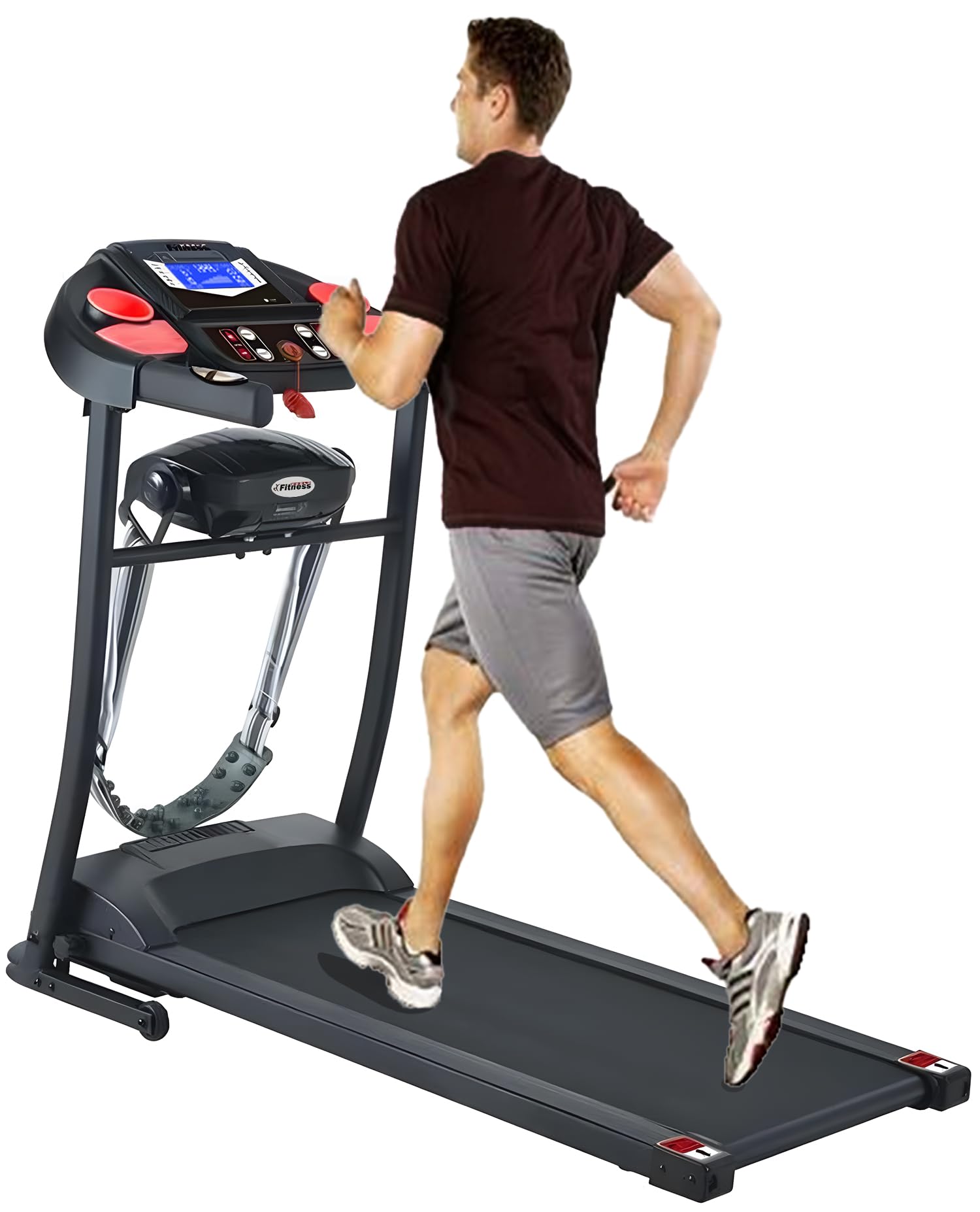 Fitness World Treadmill electric black 1006 : Buy Online at Best Price ...