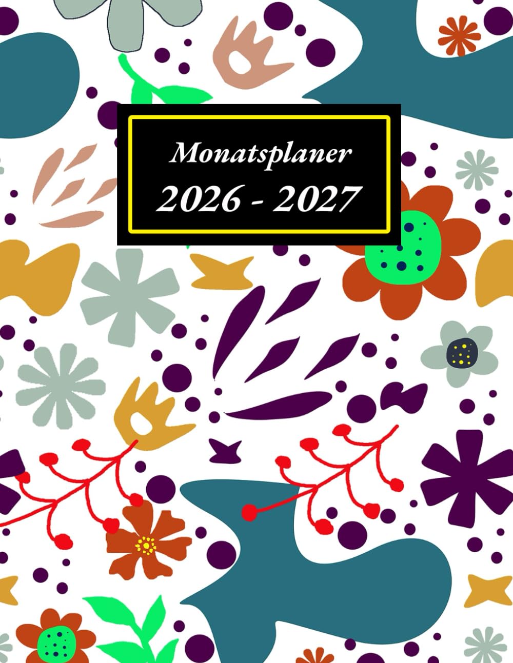 2 Jahres Kalender 2026 2027: Monatsplaner von Januar 2026 bis Dezember 2027 | 24 Monate ...