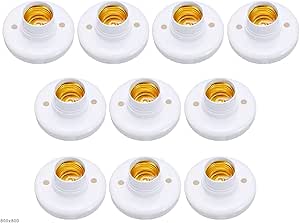 Amazon.com: ARSMI 10Pcs E27 Plastic Light Bulb Pendant Lamp Holder ...