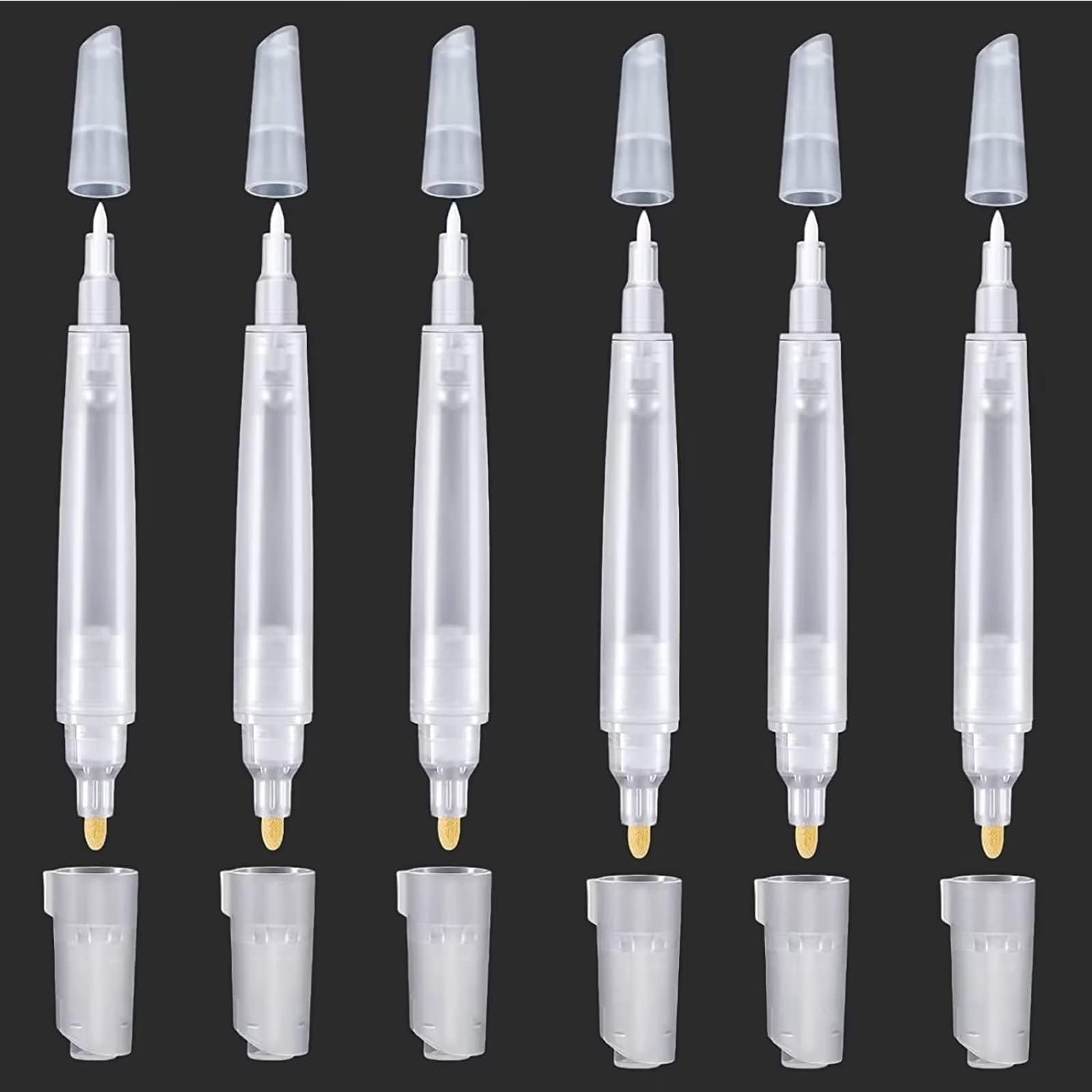 Amazon.com: FW Mixed Media Paint Markers - Two Empty Markers with 0.8 ...