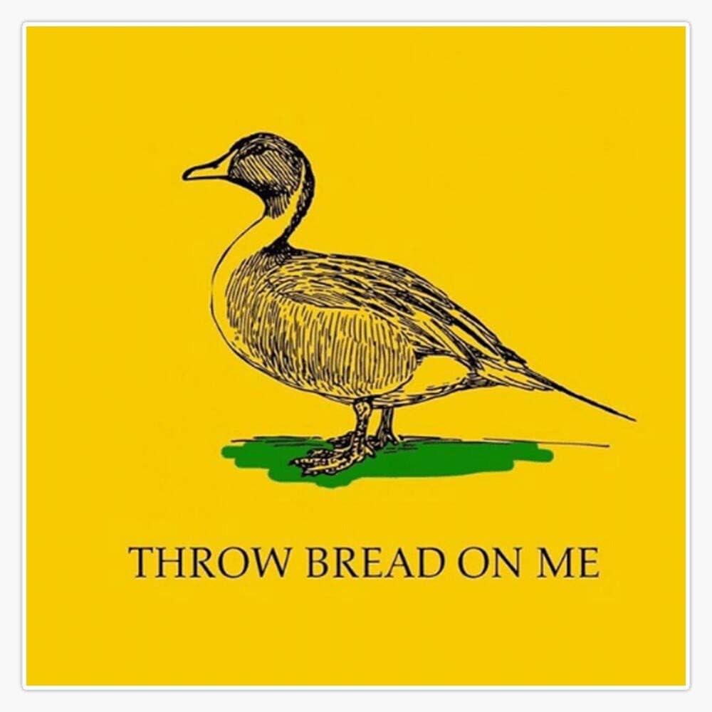 Amazon.com: Throw Bread On Me Sticker Vinyl Bumper Sticker Decal ...