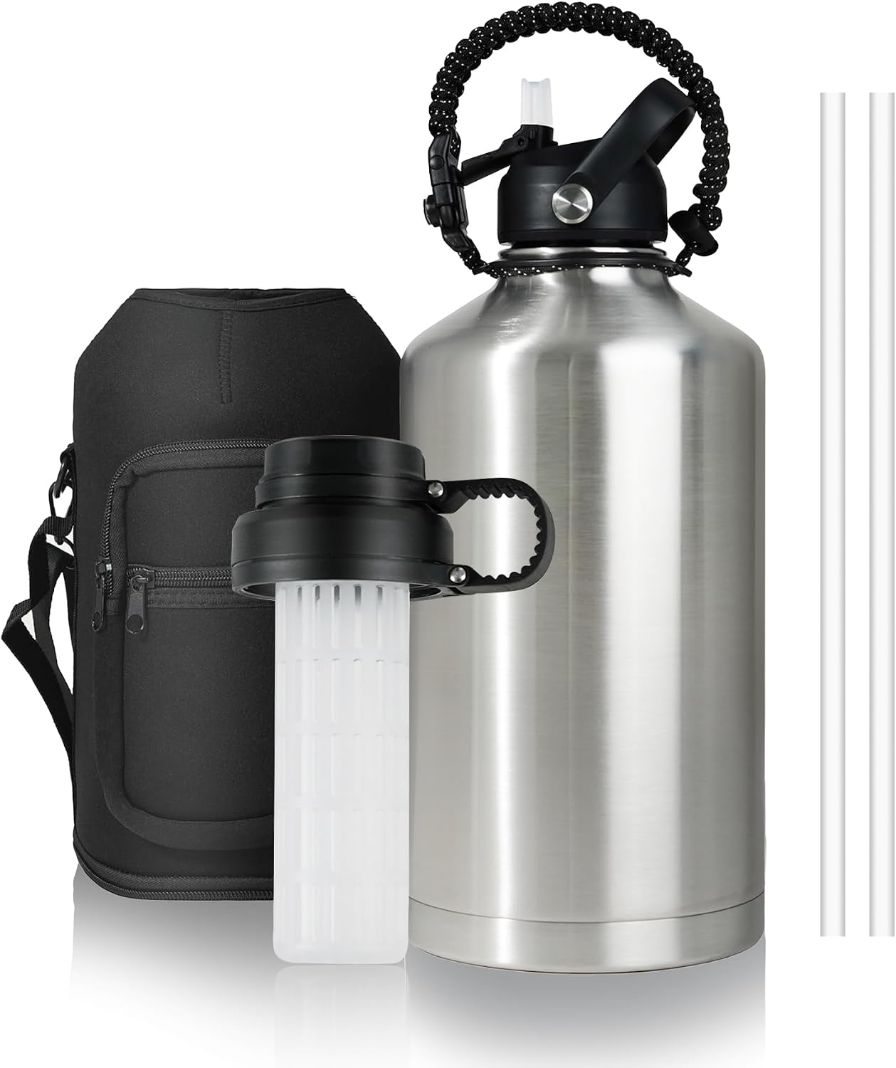 Amazon.com: Kerilyn One Gallon Water Bottle Insulated, Double Wall ...