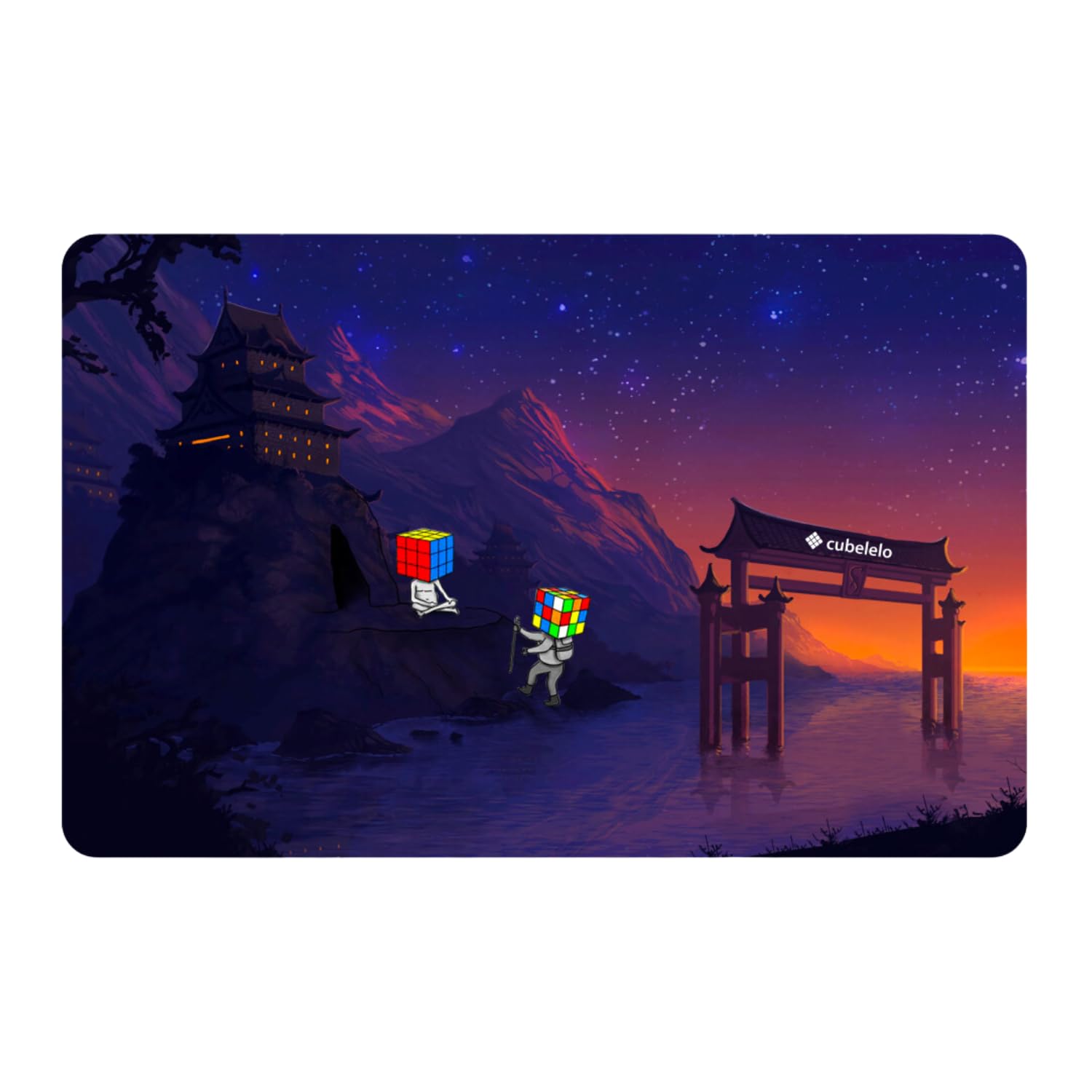 Cubelelo Discovery Mat for Kid| Premium Speed Cube Mat with Anti-Slip ...