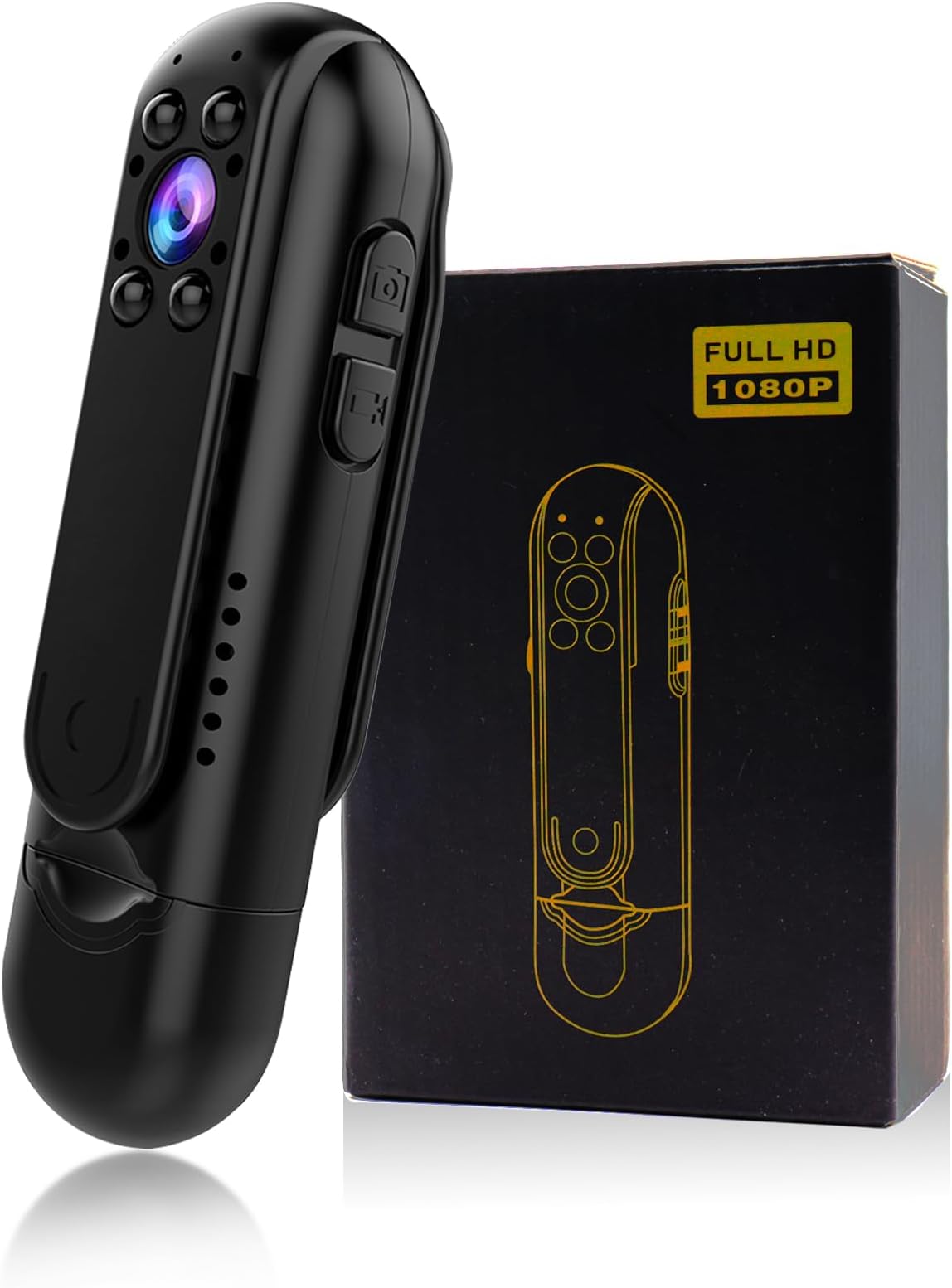 Amazon.com : Newwings Body Camera HD 1080P Portable Mini Body Cam Video ...