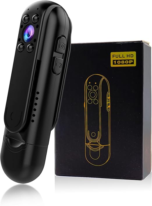 Amazon.com : Newwings Body Camera HD 1080P Portable Mini Body Cam Video ...