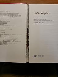 Linear Algebra (Cambridge Mathematical Textbooks): Meckes, Elizabeth S., Meckes, Mark W ...