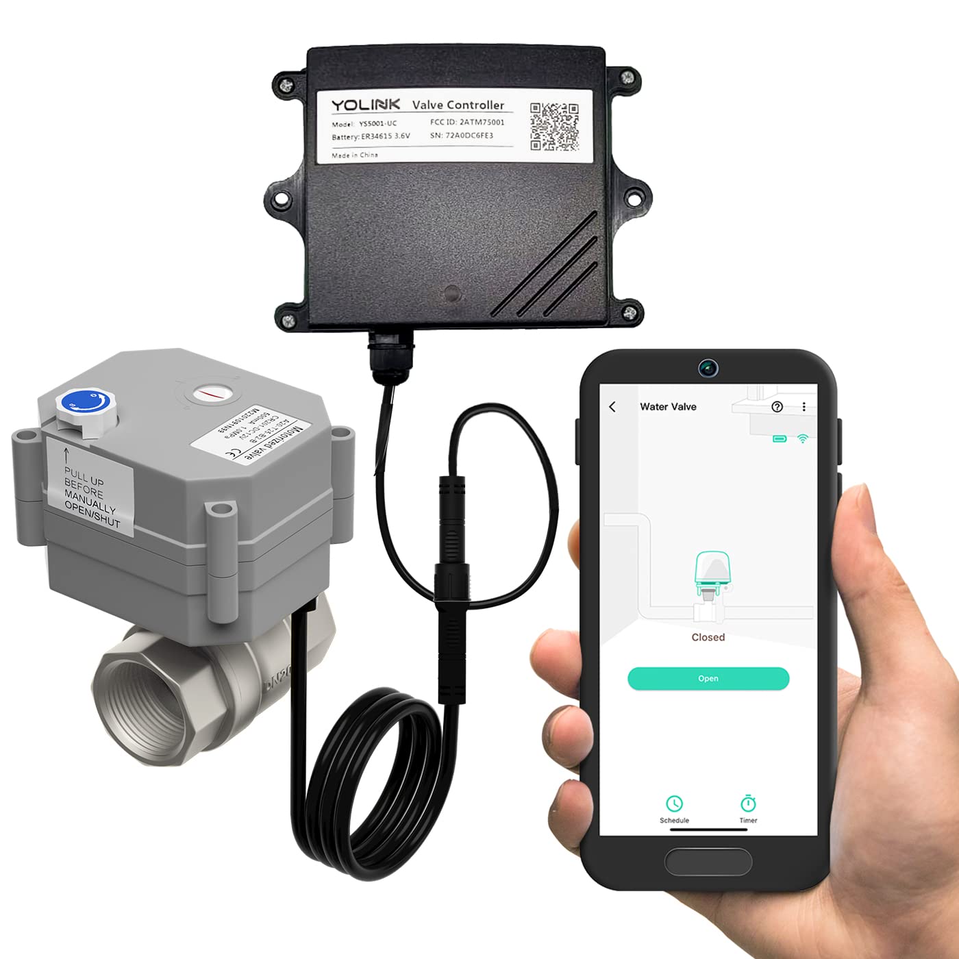 Snapklik.com : YoLink Smart Valve Controller X3 Version