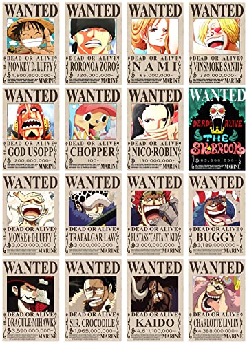 Bestzy O Neppiece Poster Anime Oneppiece Wanted Bounty Poster Luffy ...