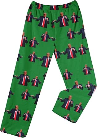 Dancing Trump Pjs Flannel Pajama Pants Trump President Pajama Pants ...