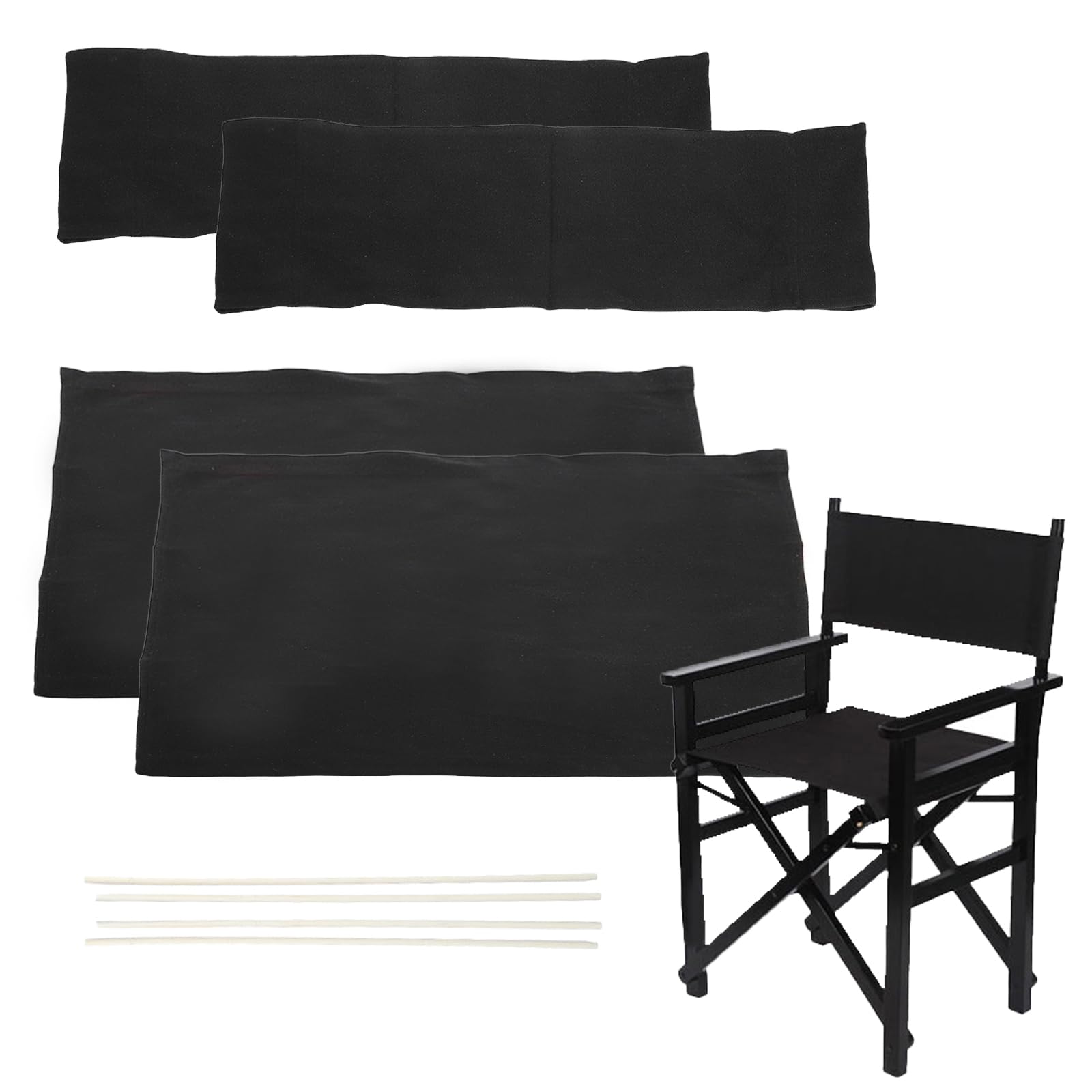Yoboamic 1 Set Directors Chair Cover, Casual Replacement Seat Cover for ...