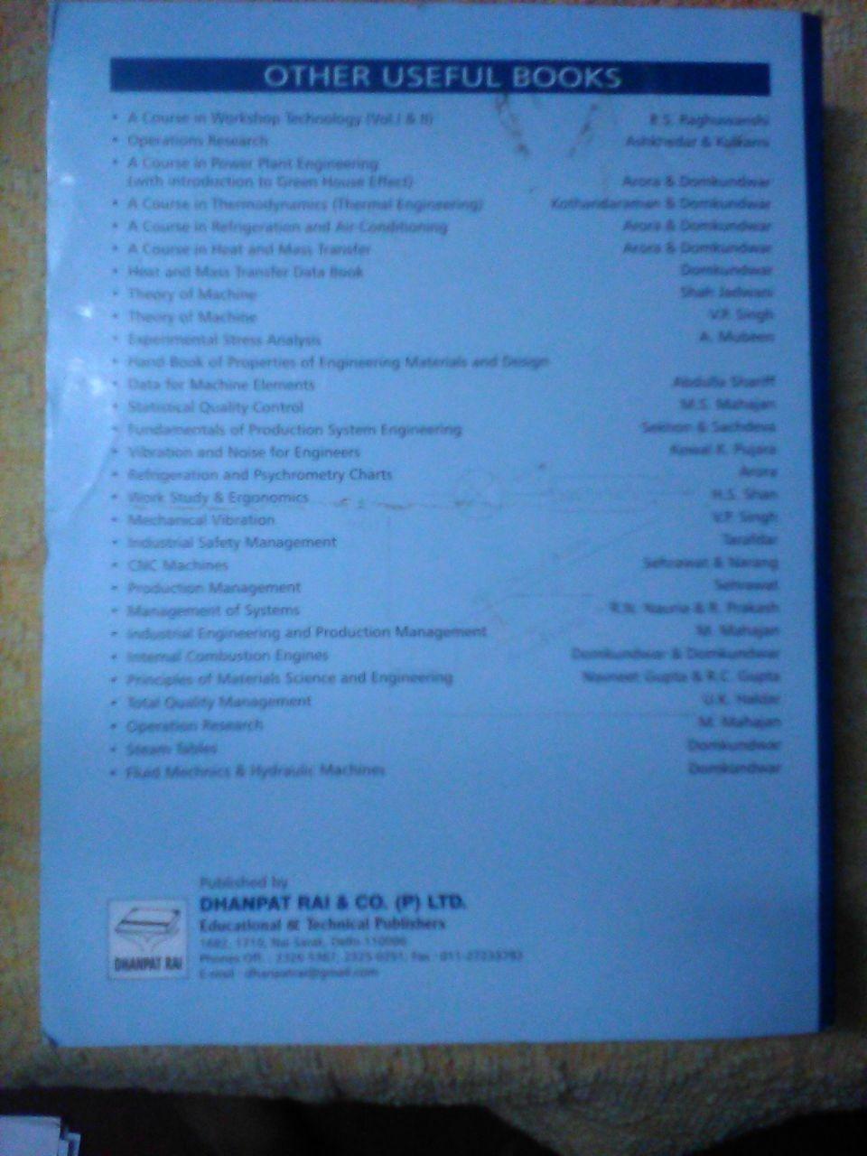 A Course In Mechanical Measurements And Instrumentation & Control : A.K ...
