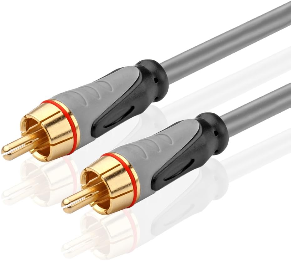 Amazon.com: TNP Digital Audio RCA Composite Video Coaxial Cable (25 ...