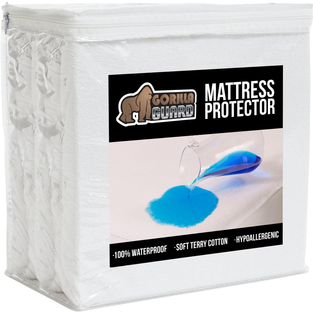 Amazon.com: Gorilla Guard Waterproof Mattress Protector, Stain ...