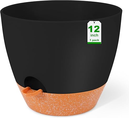 Amazon.com: GARDIFE 12 inch planters, Plant Pots,Self Watering Pots ...