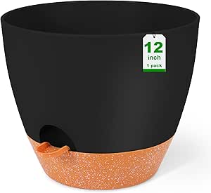 Amazon.com: GARDIFE 12 inch planters, Plant Pots,Self Watering Pots ...