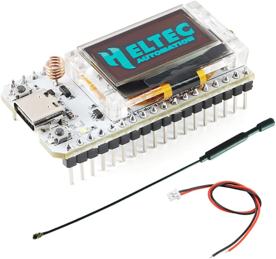 Amazon.com: HiLetgo ESP32 LoRa V3 SX1262 0.96 inch OLED Display ...