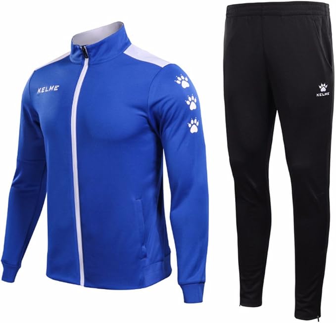Amazon.com: KELME Men's Tracksuits, Sportswear, Top and Bottom Set ...