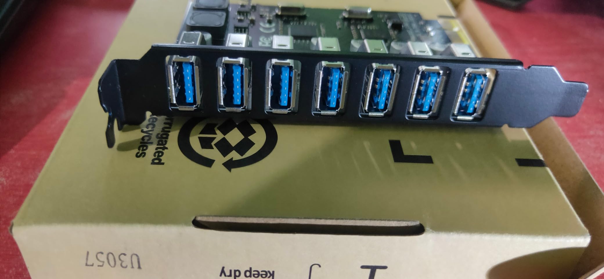 Tobo PCI-E to USB 3.0 4 Port PCI Express Expansion Card with 15-Pin ...