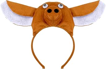 Amazon.com: Pig Ears Headband,Animal Ears Headband,Pig Ear Costume ...