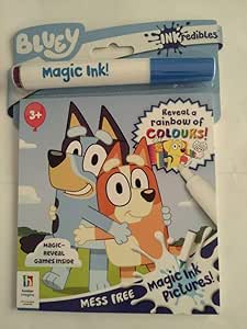Amazon.co.jp: Bluey Coloring Book Magic Ink : Office Products