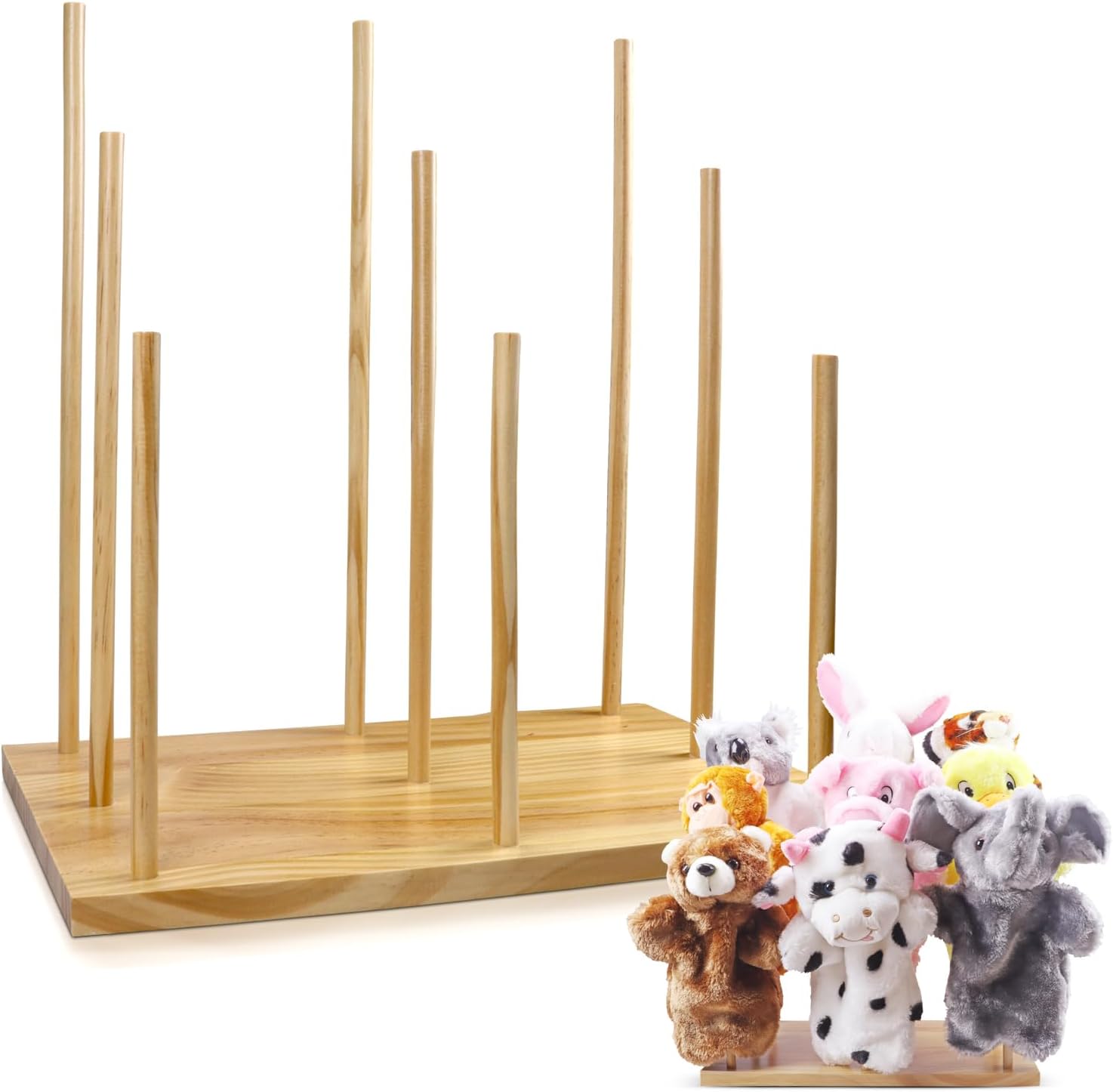 Amazon.com: GOFEI 45.5 inch Wooden Puppet Stand - Durable Anti-Crush ...