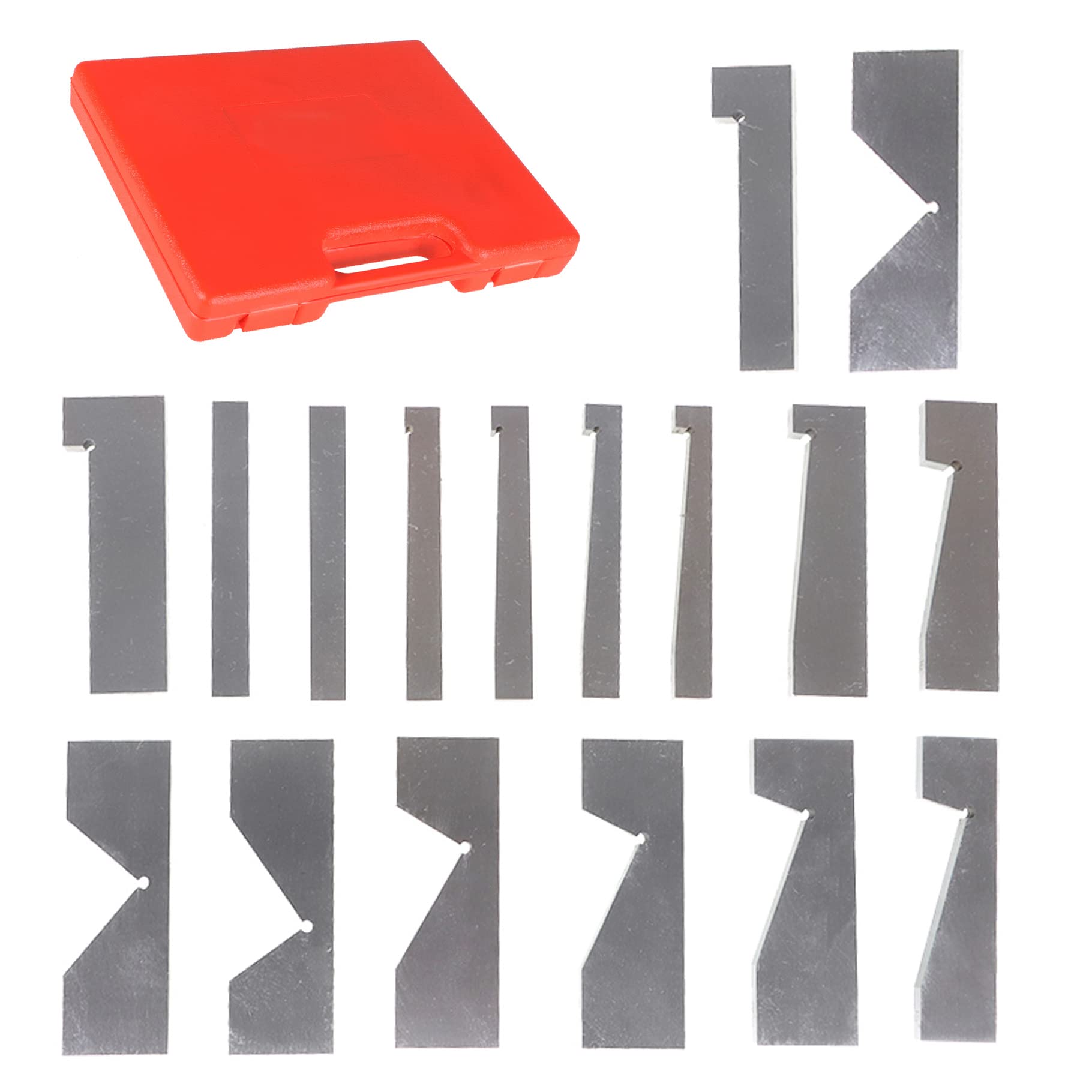 Timunr 17Pcs 1/4° to 45° Precision Ground Angle Block Set, 0.0003 ...